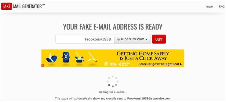 10 Fake Email Generator Websites
